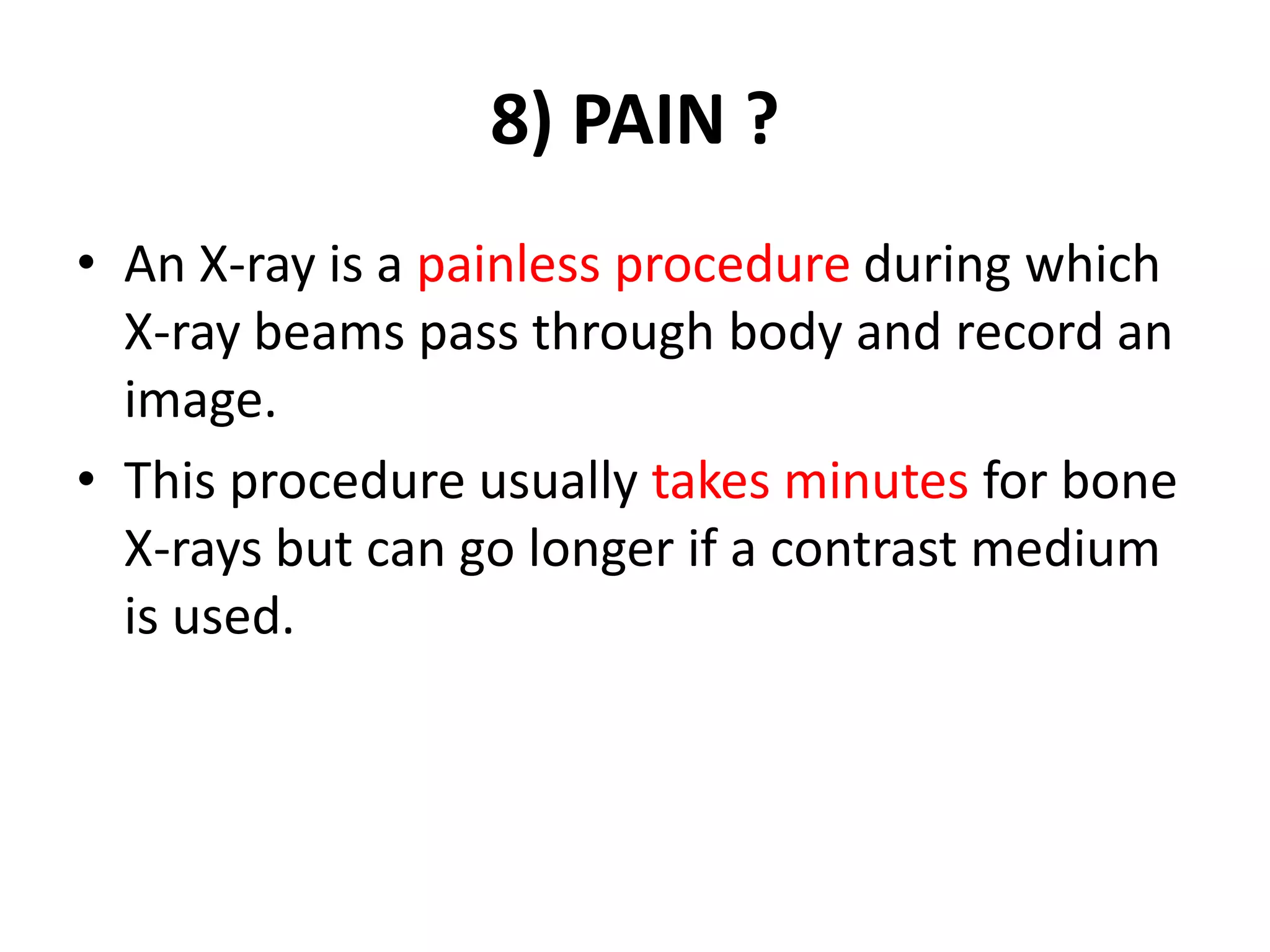 Patient preparation for radiological procedure | PPTX
