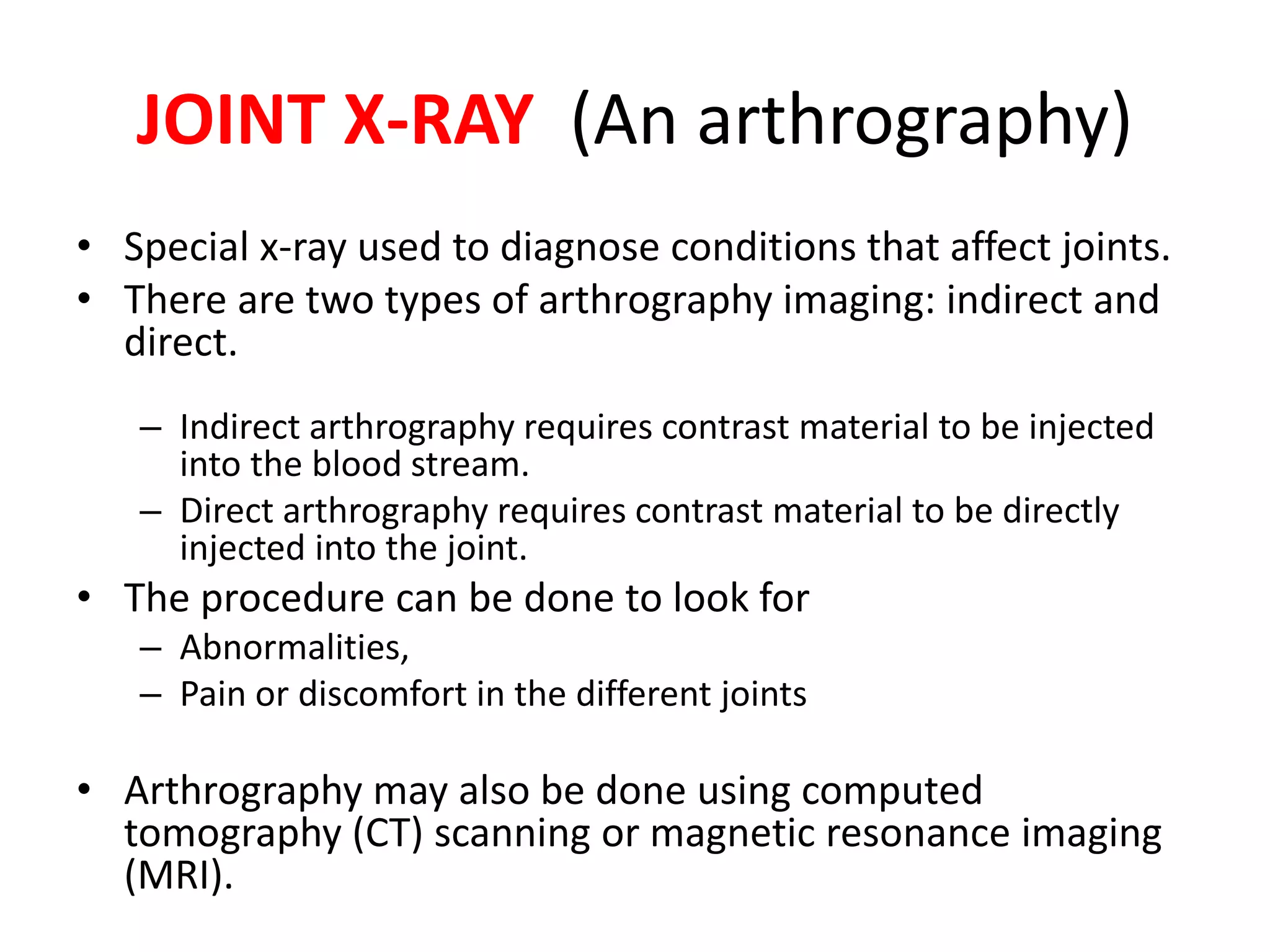 Patient preparation for radiological procedure | PPTX