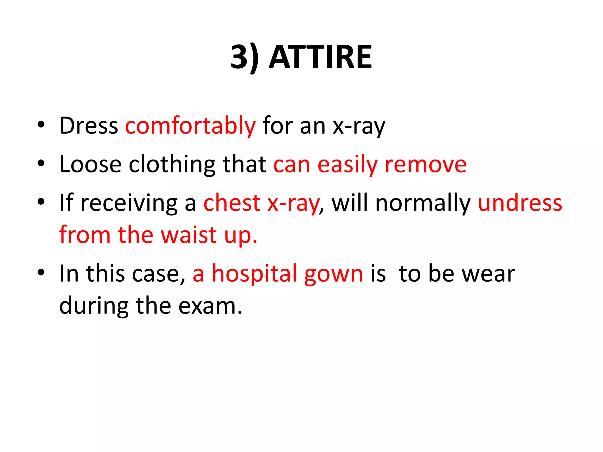 Patient preparation for radiological procedure | PPTX
