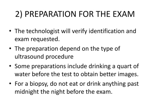 Patient preparation for radiological procedure | PPTX