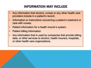 Patient privacy 2.0 slides | PPT