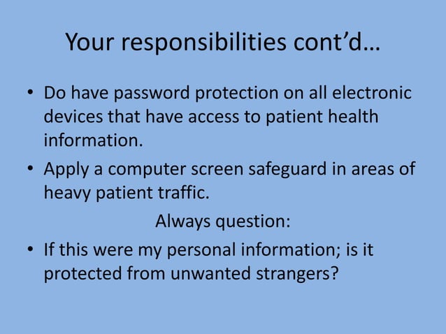 Patient privacy and confidentiality | PPTX