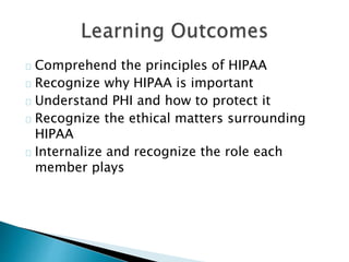 Patient privacy & confidentiality training | PPTX