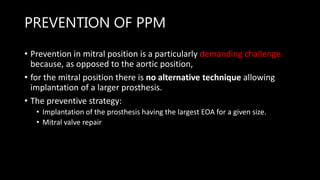Patient prosthetic mismatch | PPTX