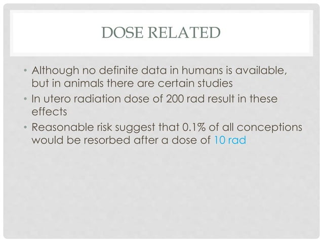 Patient radiation dose management | PPTX | Pregnancy | Reproductive Health