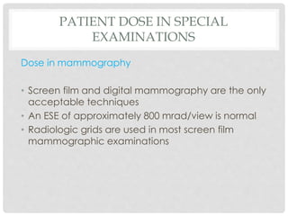 Patient radiation dose management | PPTX