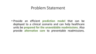 Decision Support System to Evaluate Patient Readmission Risk | PPT