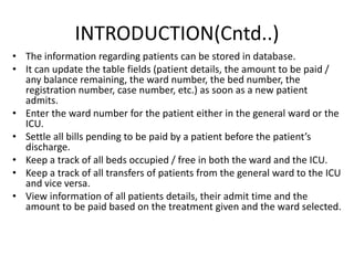 Patient record management system(s.e. diagrams) | PPTX