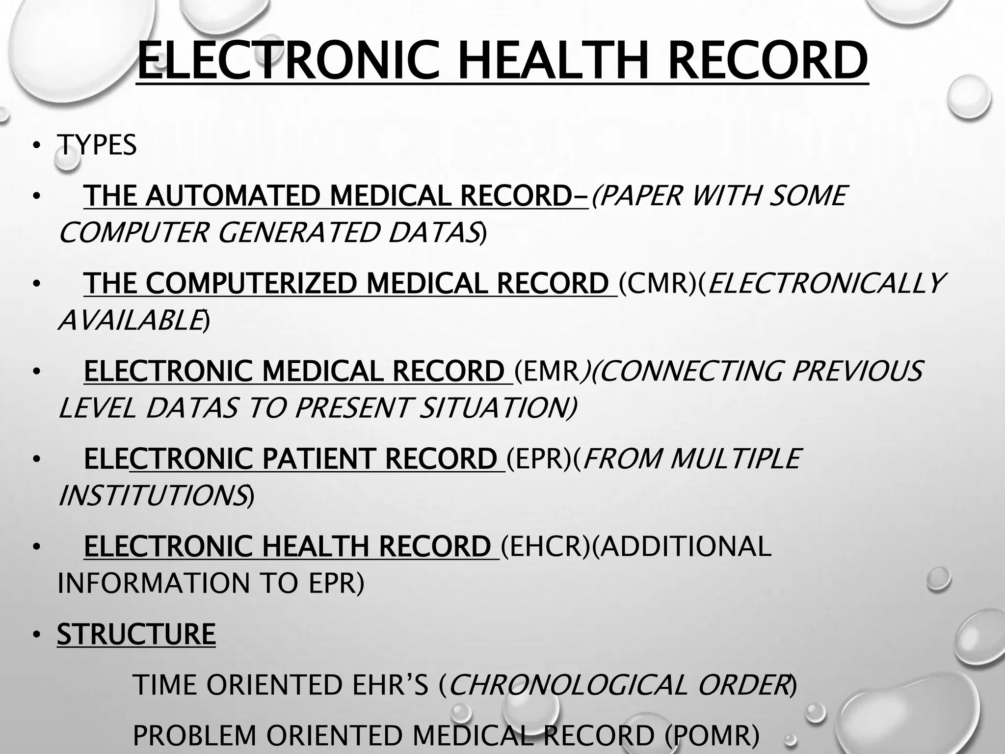Patient record system | PPTX