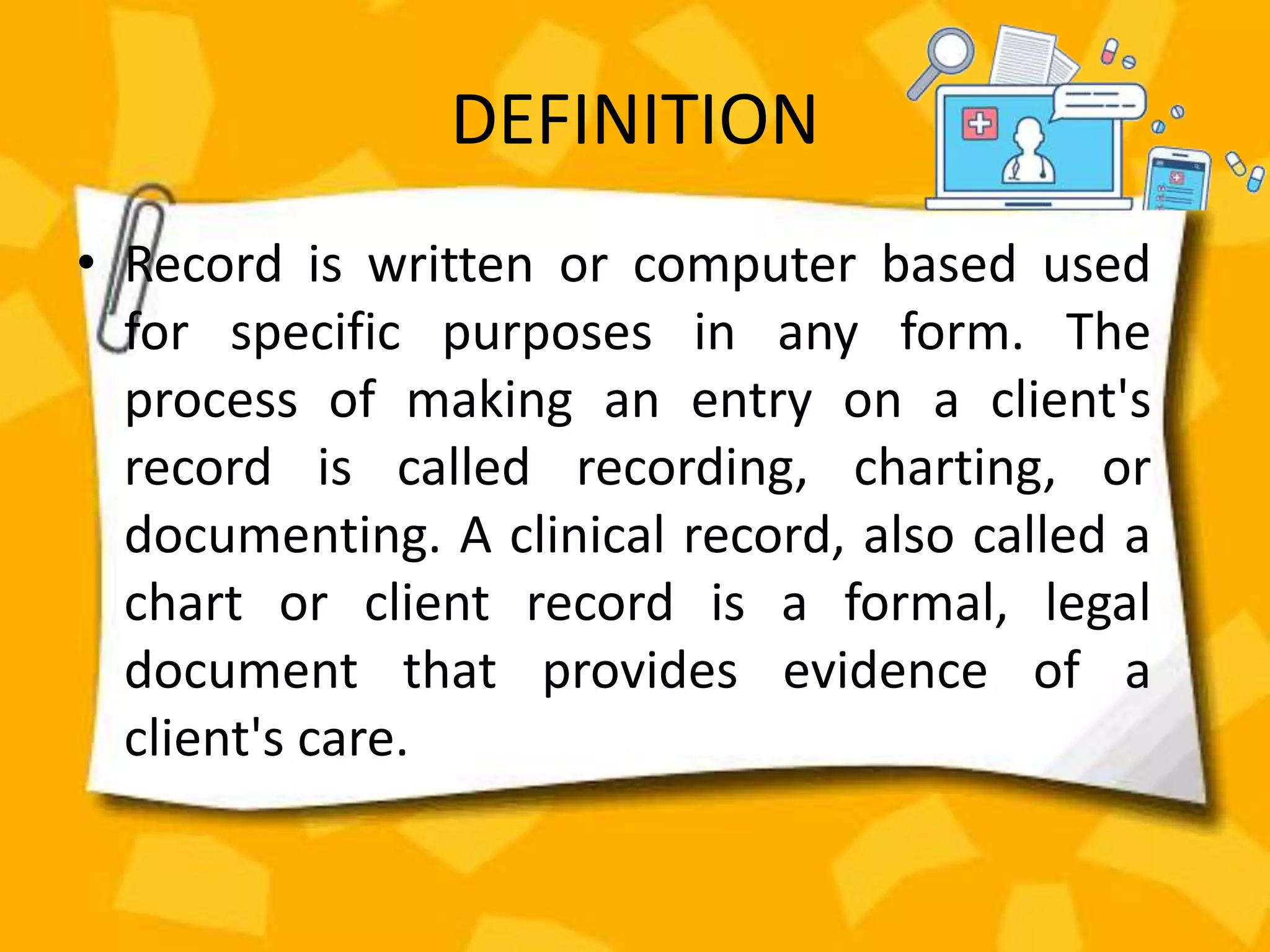 Patient record system | PPTX