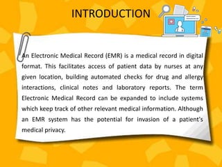 Patient record system | PPTX