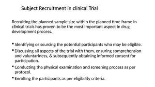 Subject Recruitment & Retention PPT.pptx