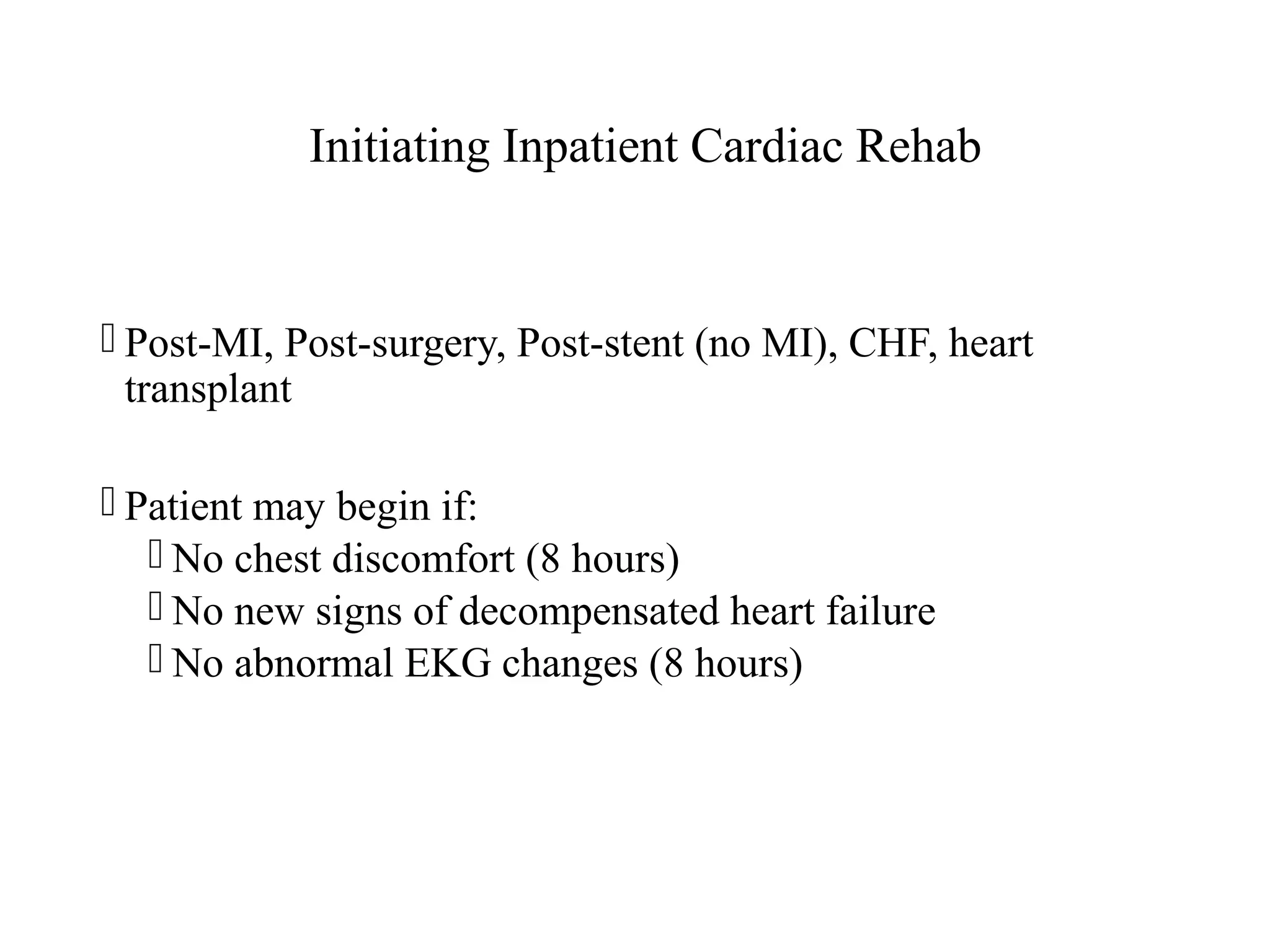 Patient Rehabilitation Post Myocardial Infarction | PPT