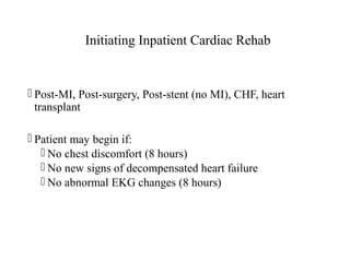 Patient Rehabilitation Post Myocardial Infarction | PPT