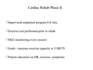 Patient Rehabilitation Post Myocardial Infarction | PPT