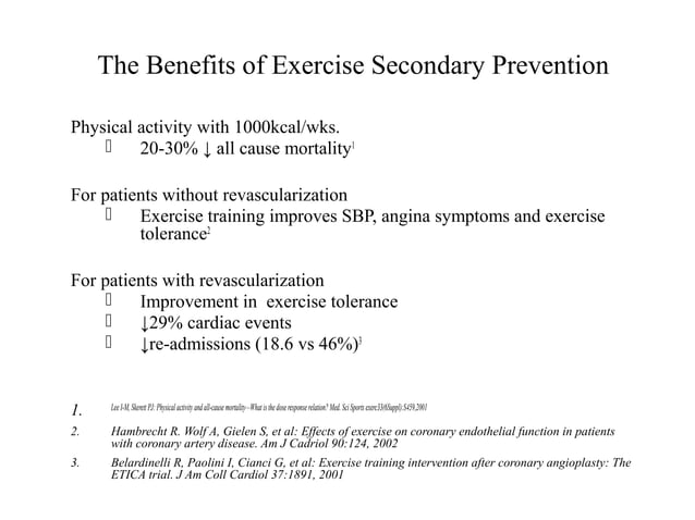Patient Rehabilitation Post Myocardial Infarction | PPT