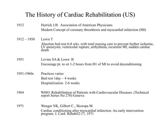 Patient Rehabilitation Post Myocardial Infarction | PPT