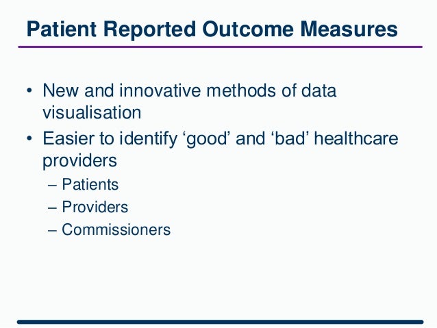 HSCIC: Patient Reported Outcome Measures (PROMS) HSCIC: Patient Reported Outcome Measures (PROMS)