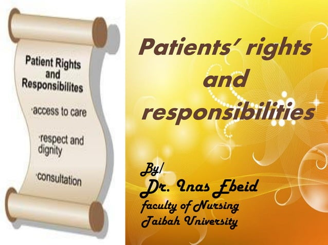 Patient rights and responsibilities | PDF