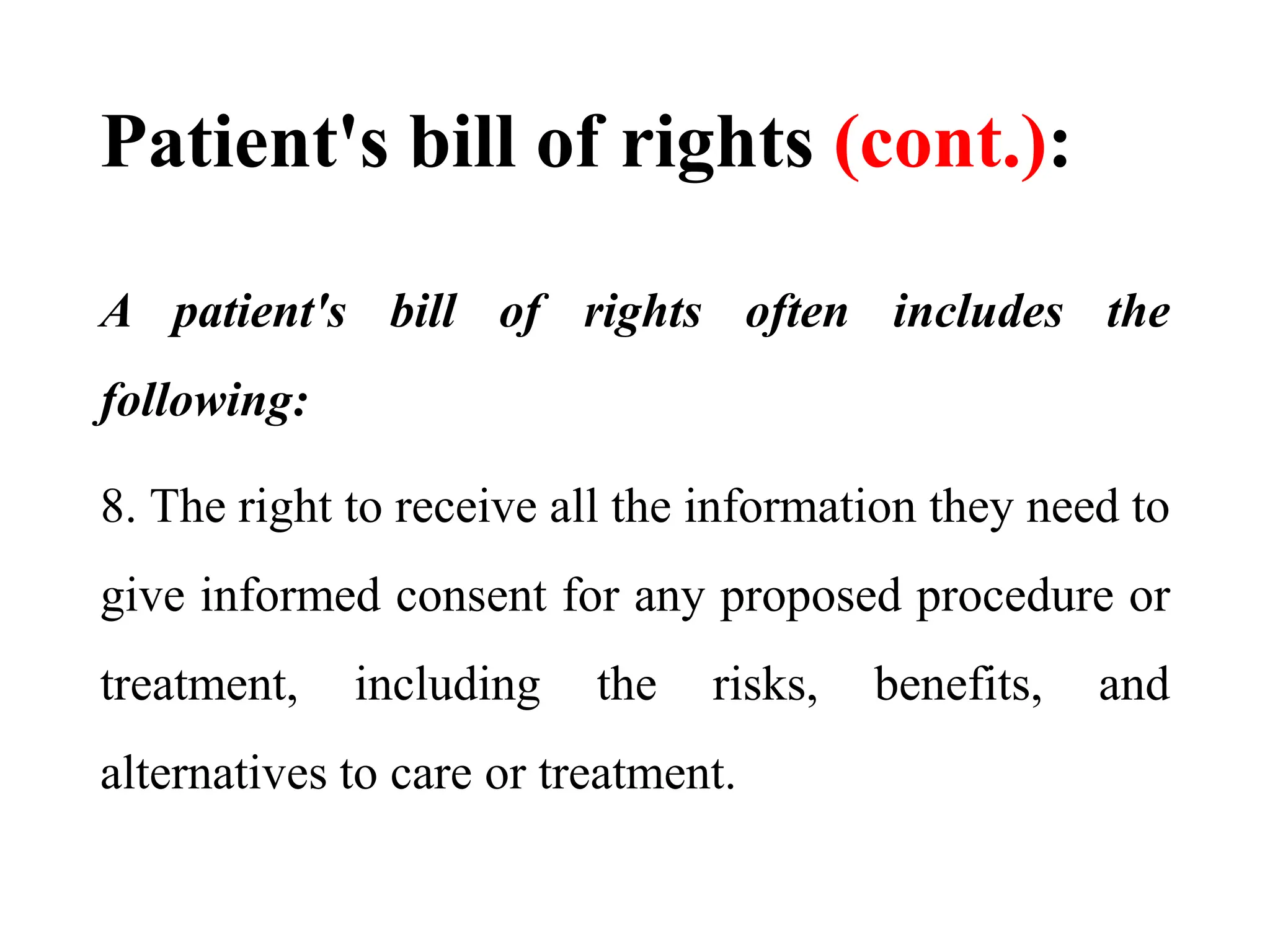 Patient rights and responsibilities (Healthcare) | PDF