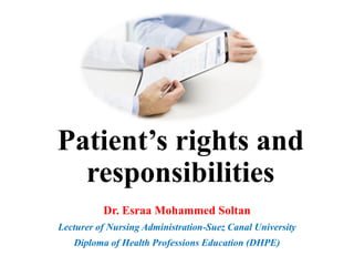 Patient rights and responsibilities (Healthcare) | PDF