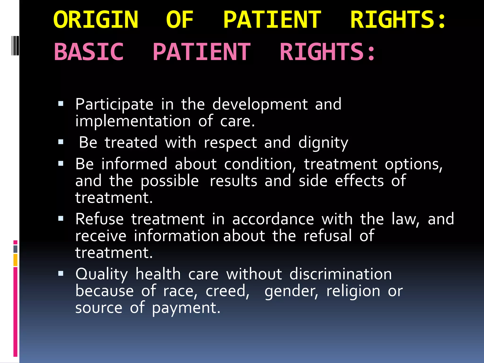 Patient rights ppt | PDF