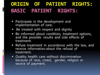 Patient rights ppt | PDF