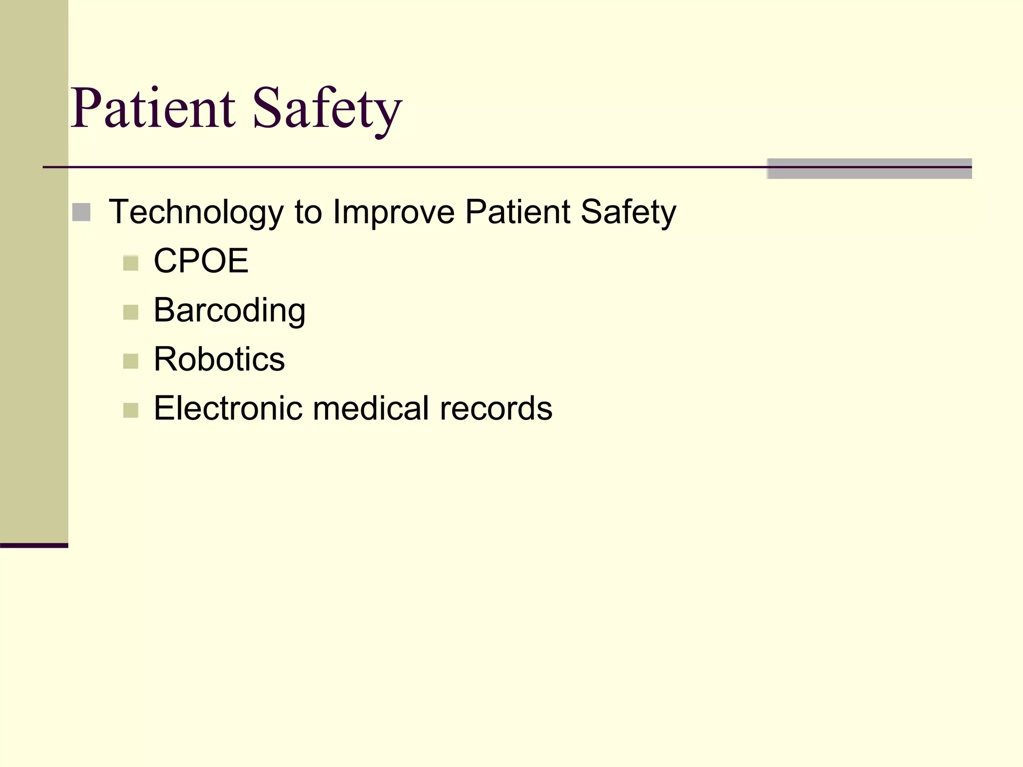 Patient safety | PPTX