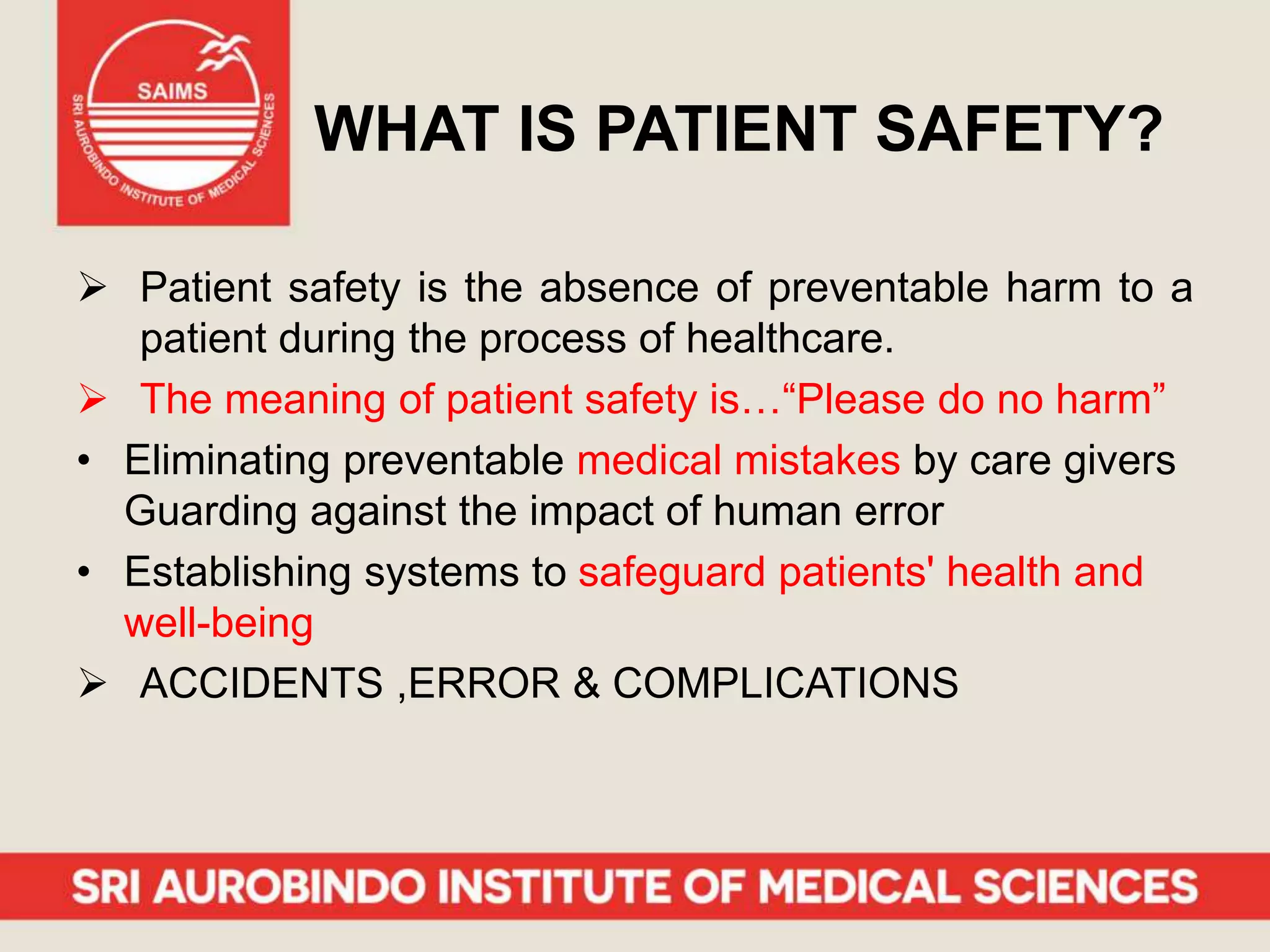 Patient safety | PPTX