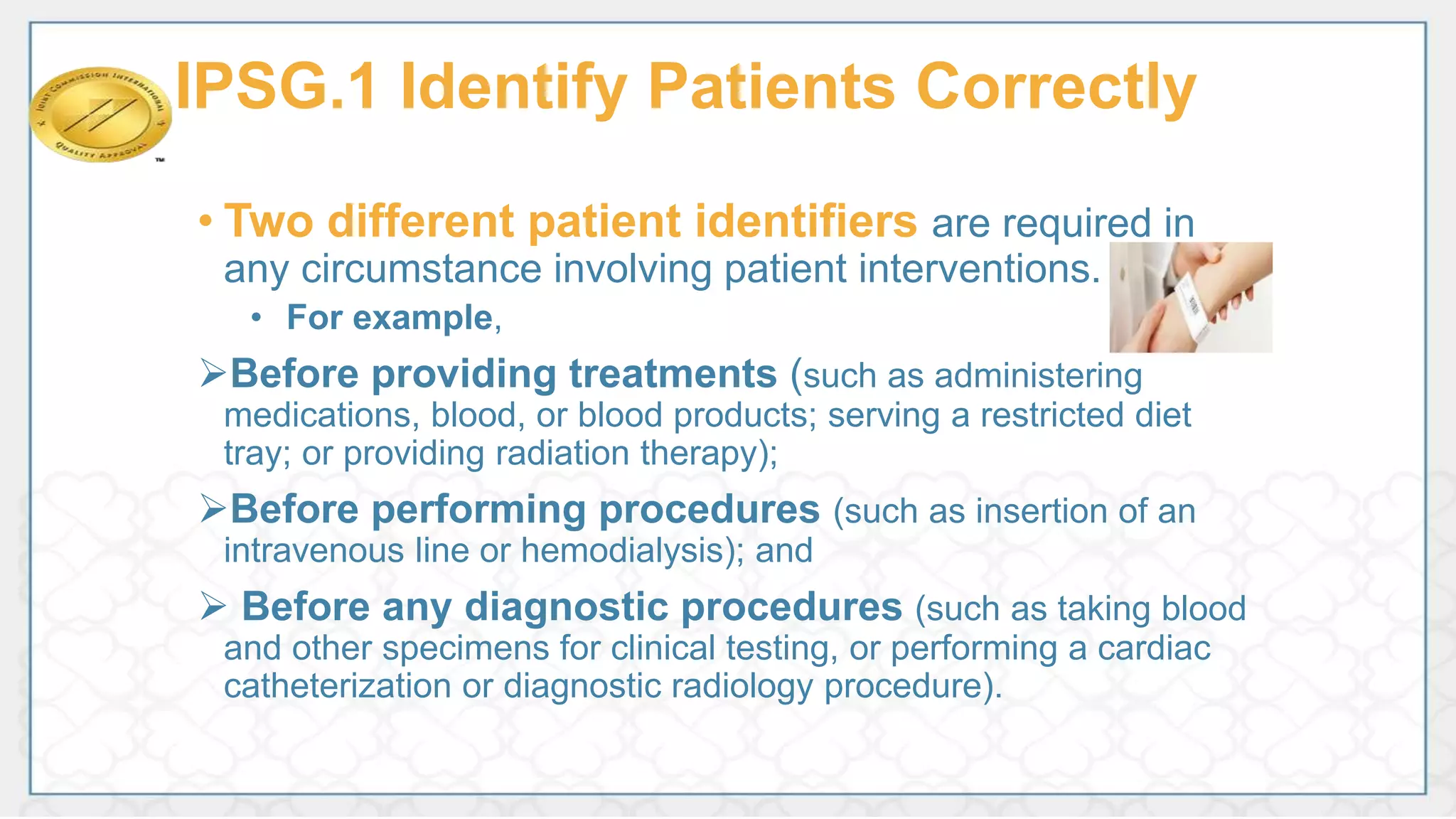 Patient Safety and IPSG | PPTX