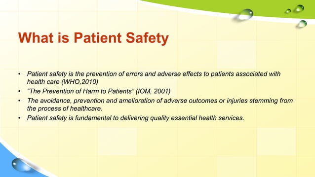 Patient Safety and IPSG | PPTX | Surgery | Medical Health