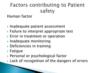Patient safety | PPTX