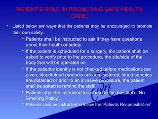Patient safety is a top priority as per NABH.pptx