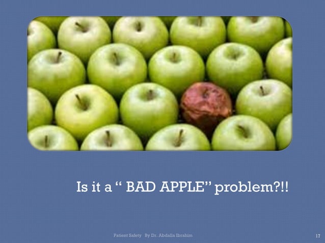 Introductory on Patient Safety, magnitude of problem, common causes ...