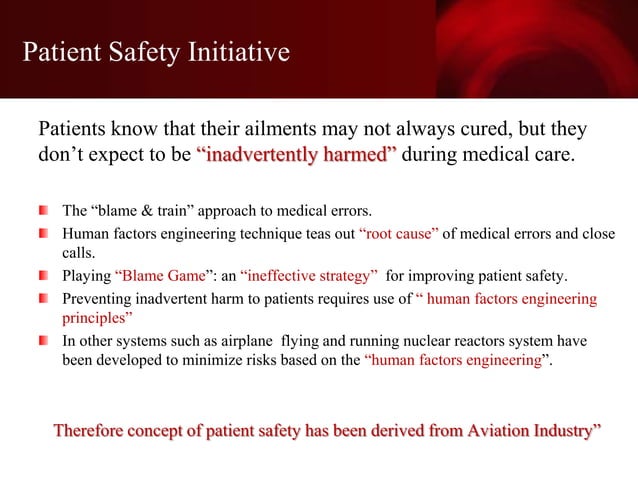 Patient Safety Presentation | PPTX