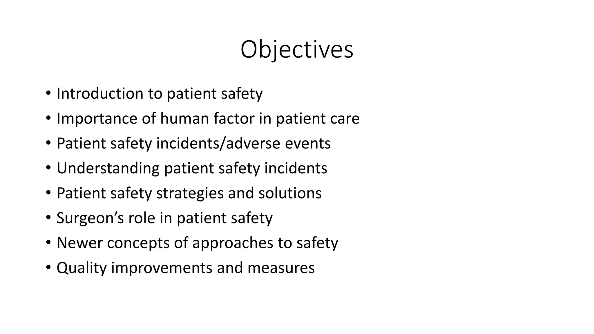 Patient safety | PPTX