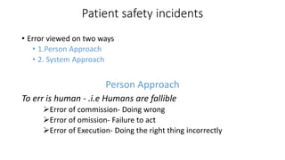 Patient safety | PPTX