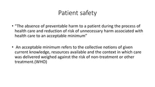 Patient safety | PPTX