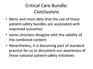 safety bundle for care Of the patients in hospital | PPT