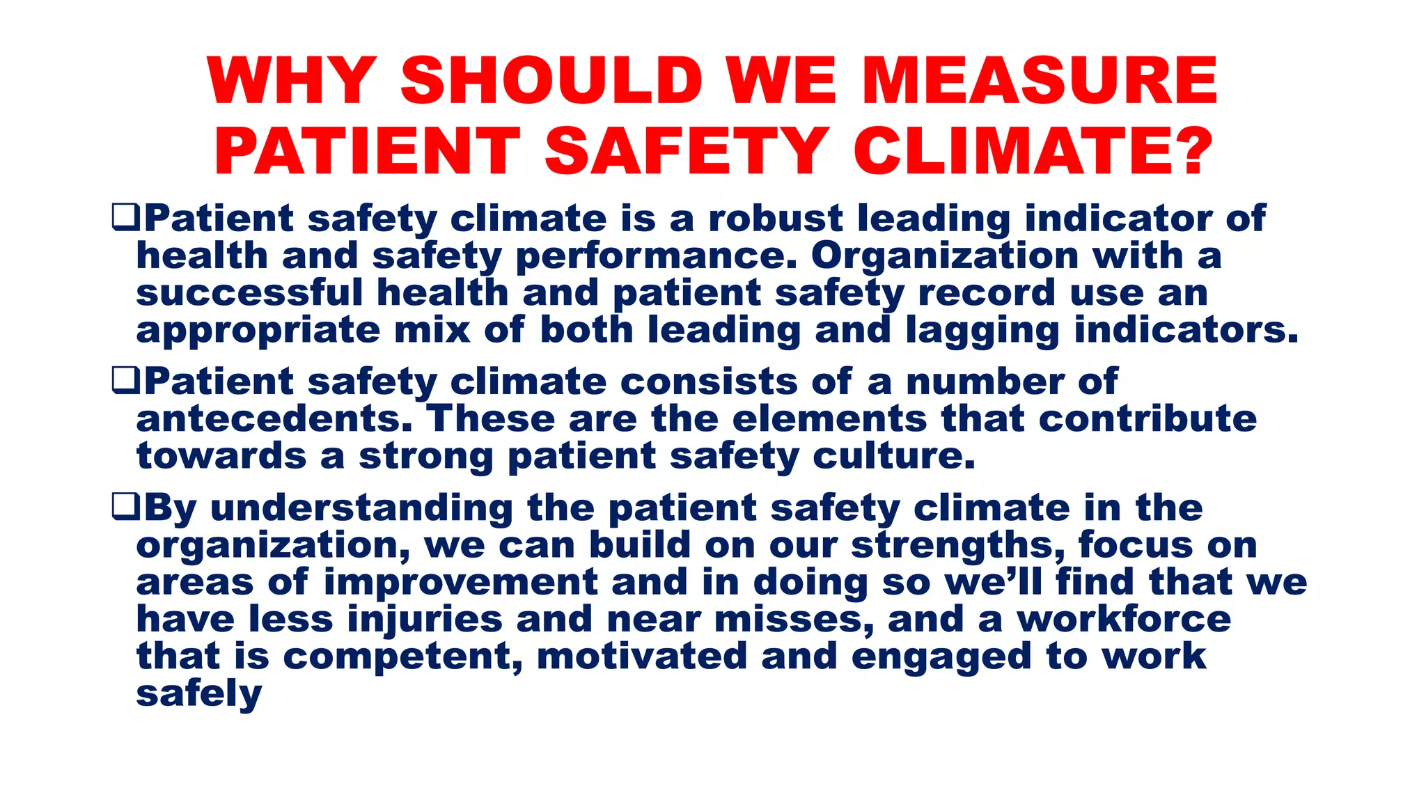Patient safety culture | PDF