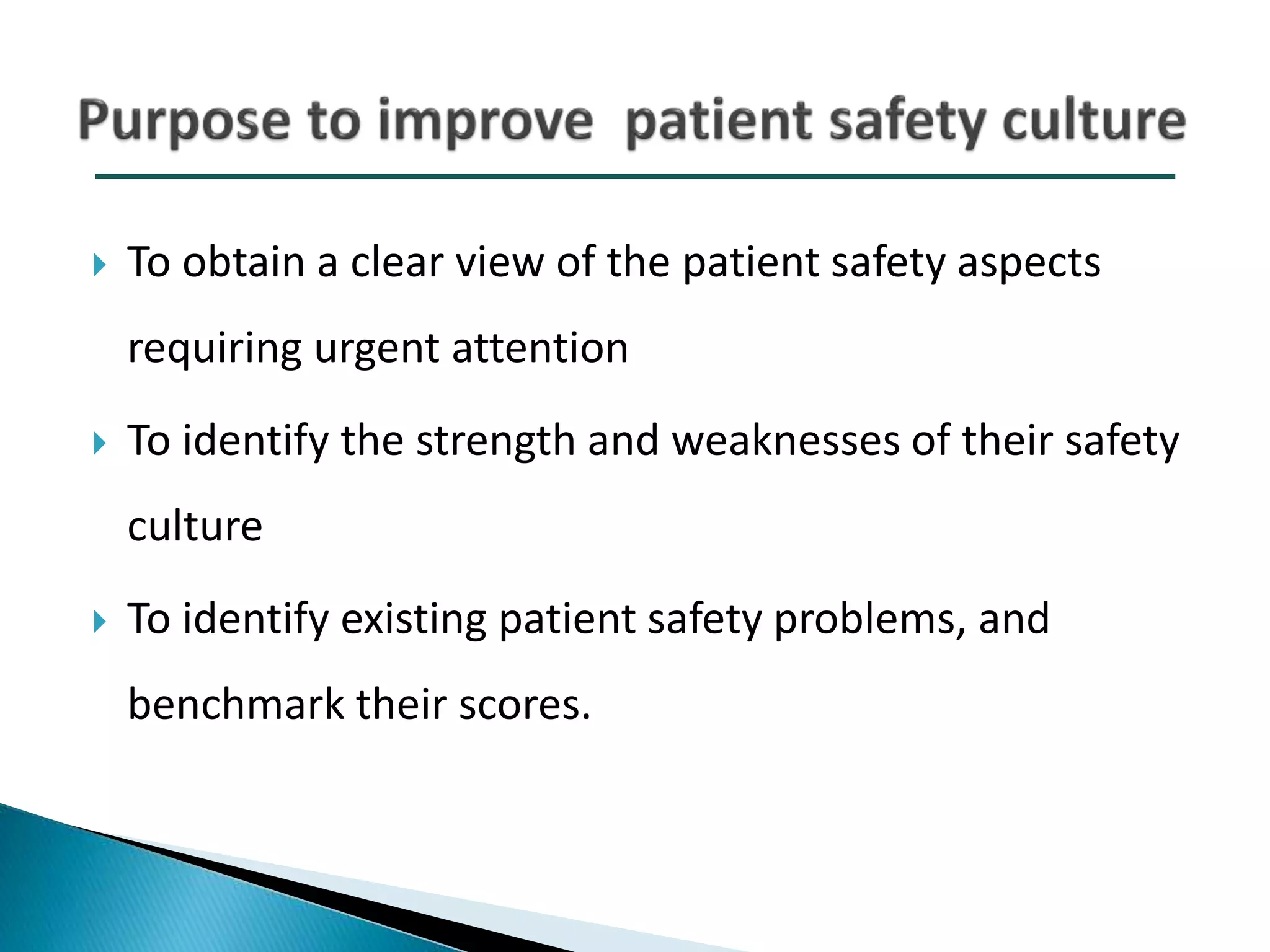 Patient safety culture | PPTX