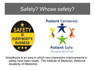Patient safety During Anesthesia | PPT