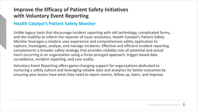 Patient Safety Incident Reporting Functionality Reduces Barriers and ...