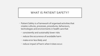 Patient Safety Incidents & Reporting by Dr. KD Dele | PPT