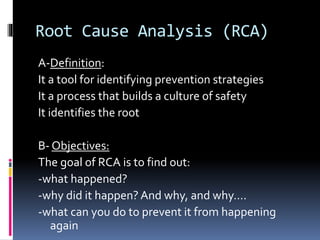 Patient Safety Lecture in the Healthcare Settings | PPTX