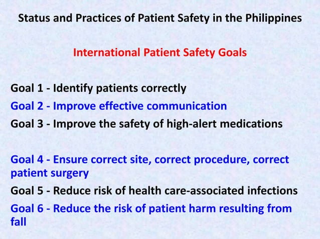 Patient Safety Management - 20150406 | PPT