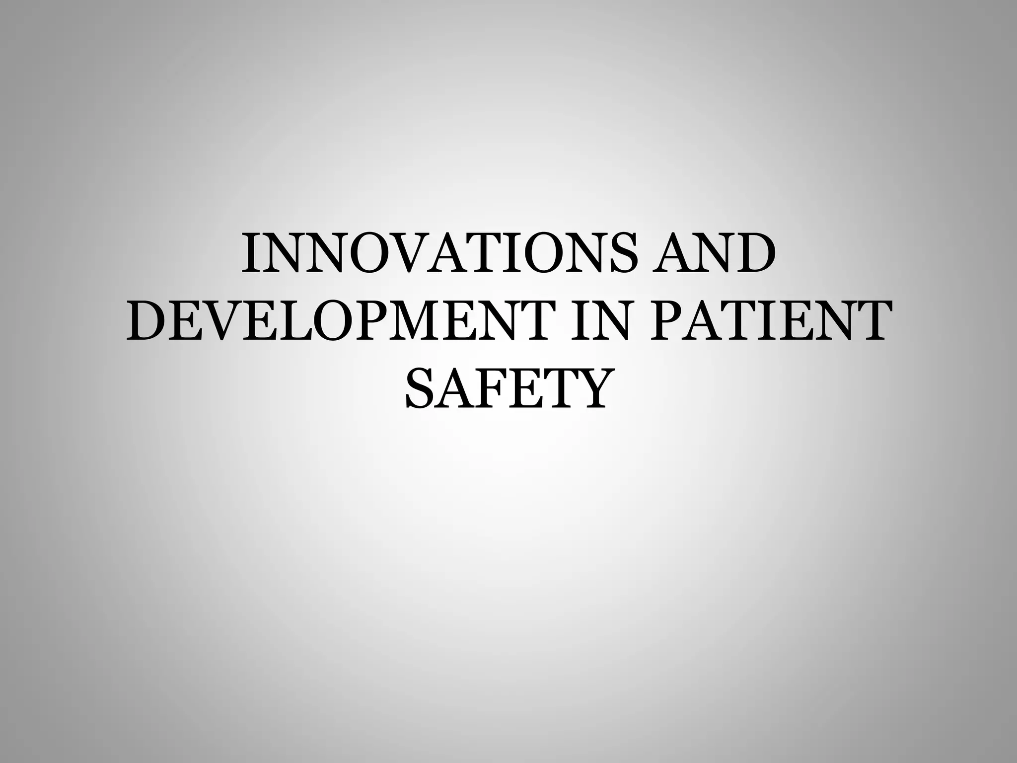 PATIENT SAFETY PPT | PPTX