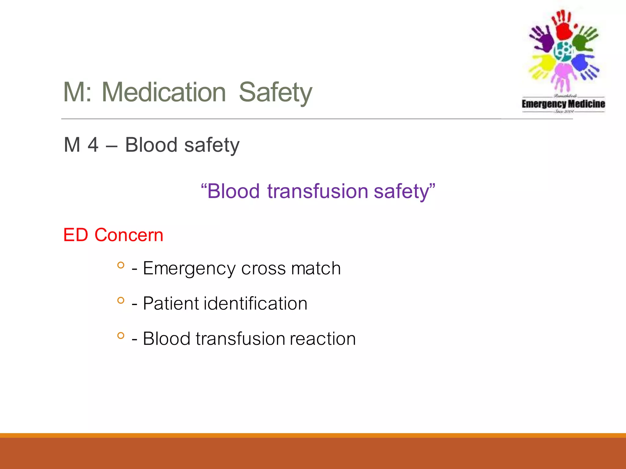 ACTEP2014: Patient safety & risk management | PDF