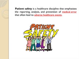 Patient Safety principles in healthcare | PPTX
