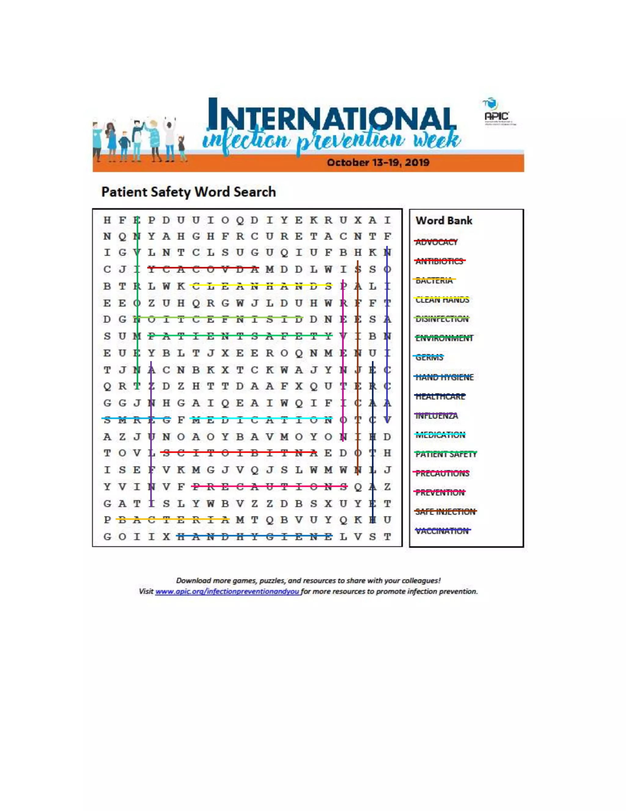 Patient safety word search answer | PDF